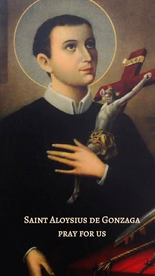 feast of Saint Aloysius de Gonzaga #inspiration #saint #feast # ...