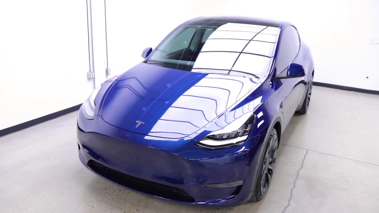 XPEL Clear Bra and GYEON Ceramic Coatings for this TESLA MODEL Y. - YouTube