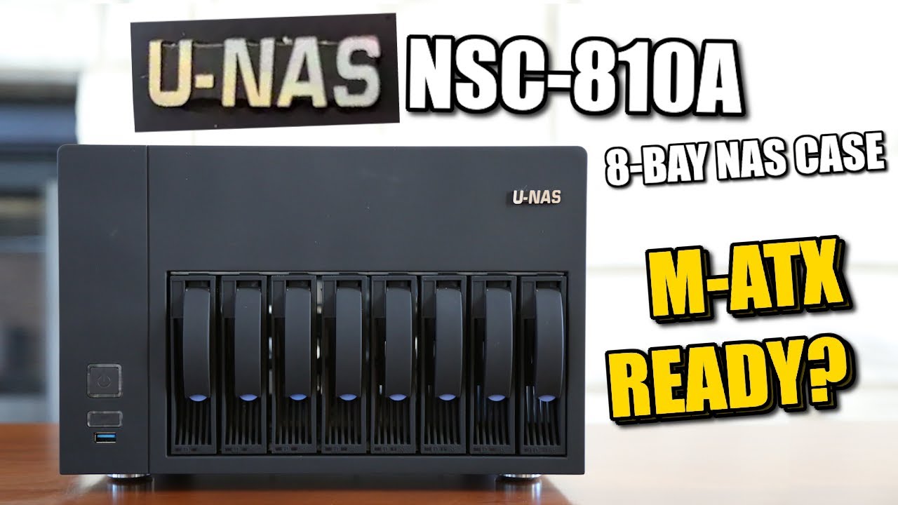 The U-NAS NSC-810A 8-Bay NAS M-ATX Case Review - YouTube