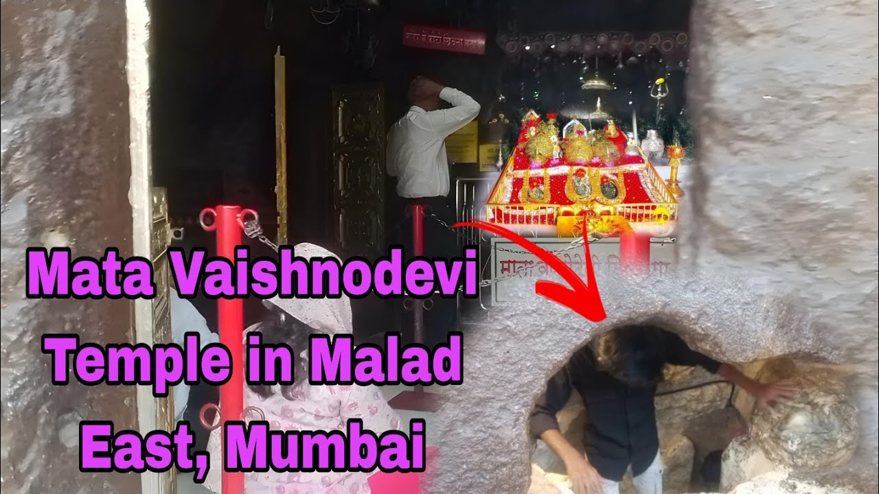 Mini Mata Vaishno Devi temple in Malad, Mumbai - YouTube