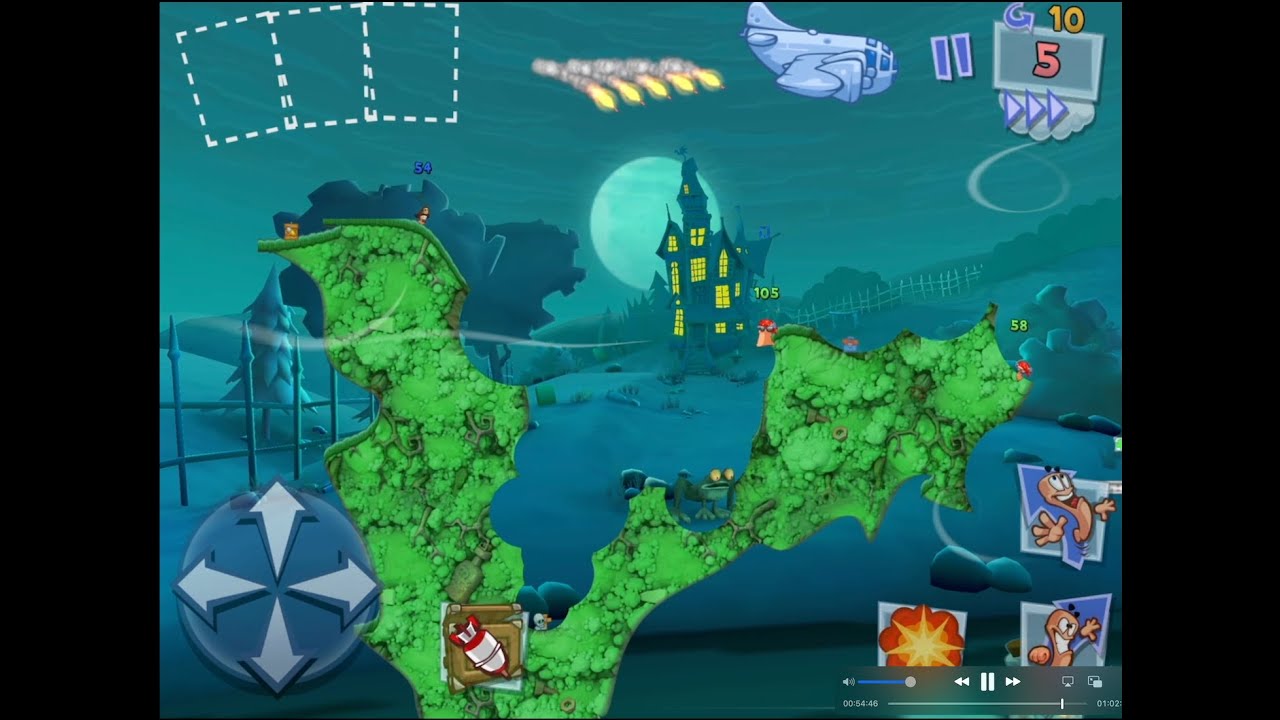Worms 3 - An Hour of Kid Friendly Family Gaming Fun! - YouTube