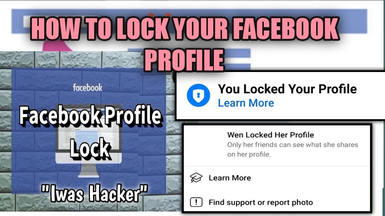 HOW TO LOCK YOUR FACEBOOK PROFILE - YouTube