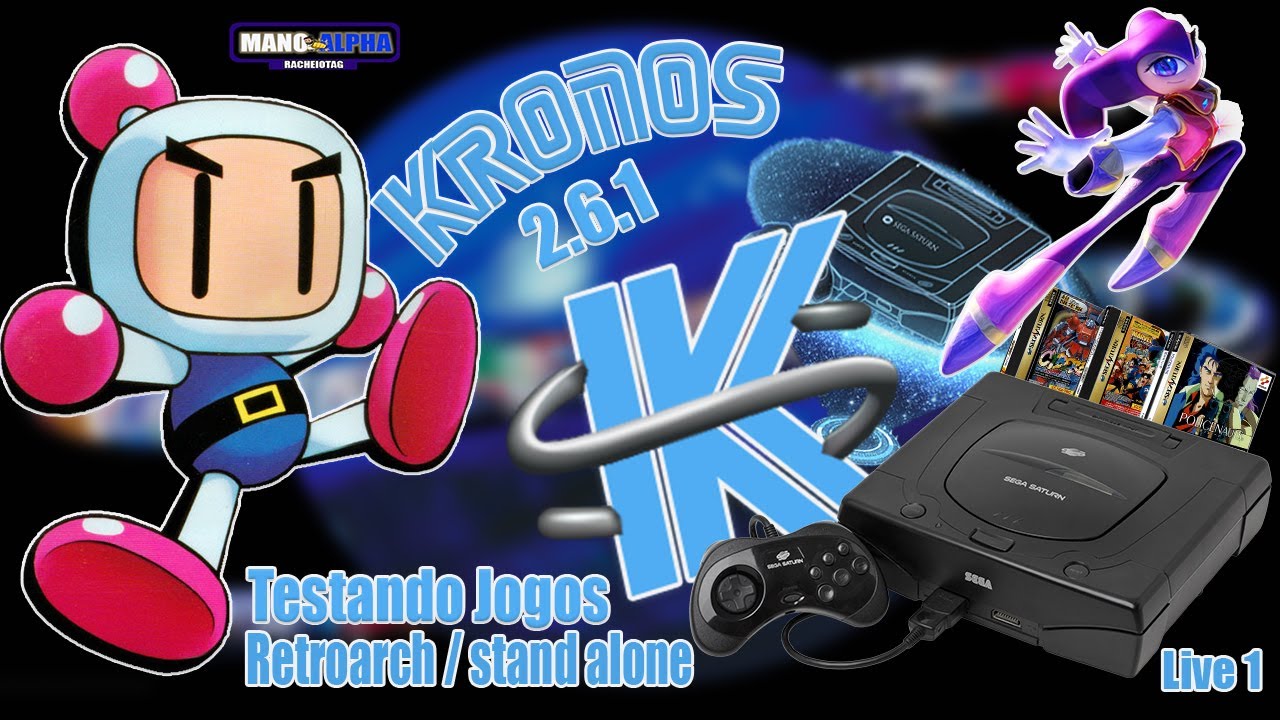 Explorando a Nostalgia: Uma Noite com Sega Saturn no Emulador Kronos 2. ...