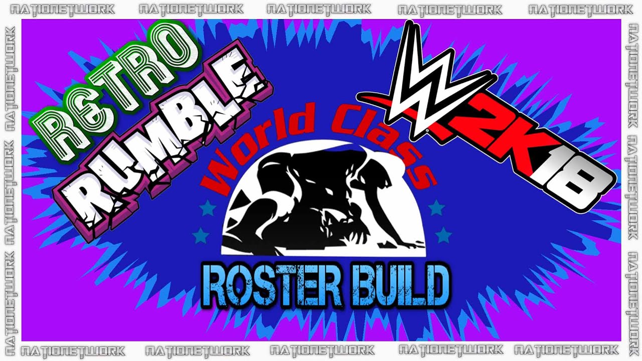 Retro Rumble -- #WWE2K18 Universe WCCW Roster Build - YouTube