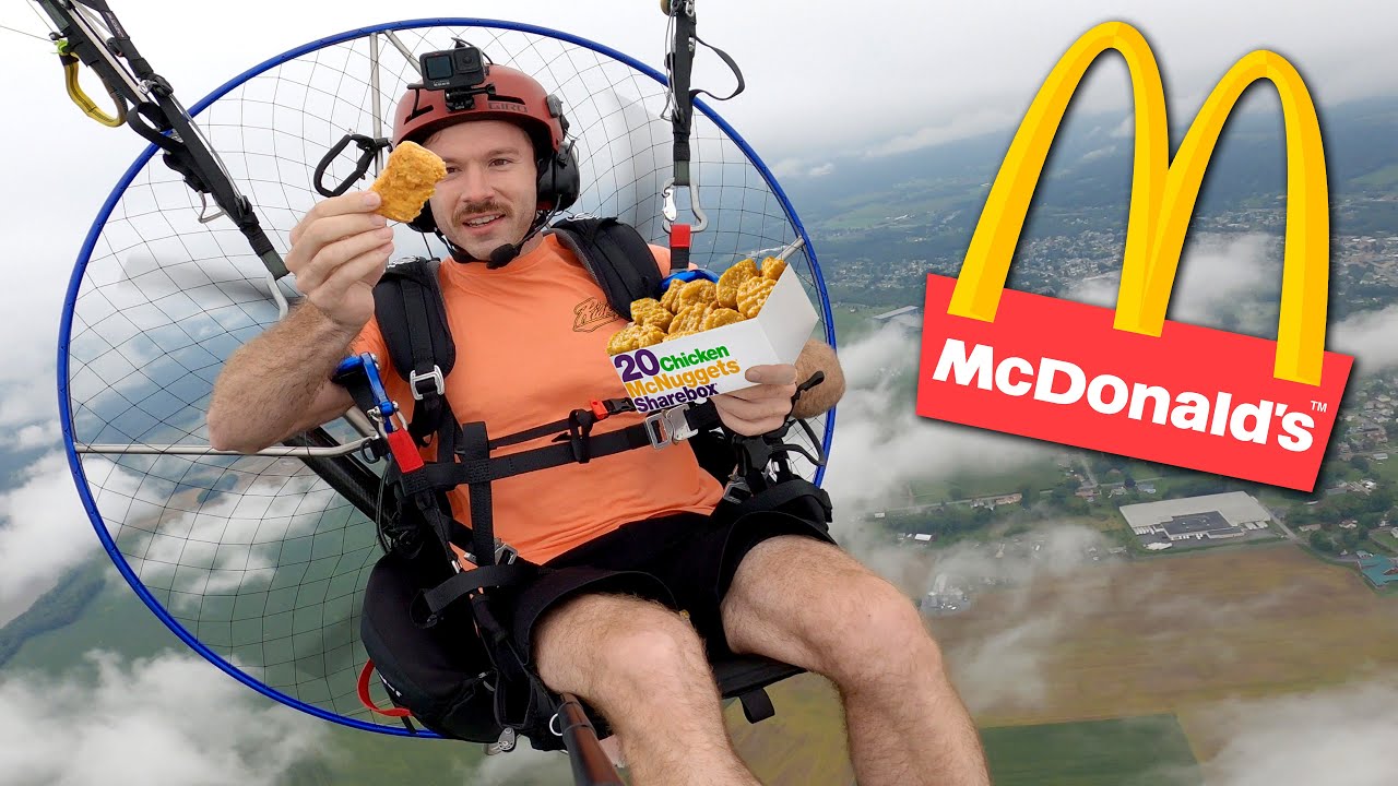 We Flew To McDonald's!!! - YouTube