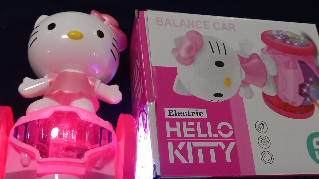 4 Minutes Hello Kitty Electronic Balance Car with unboxing||ASMR #asmr ...