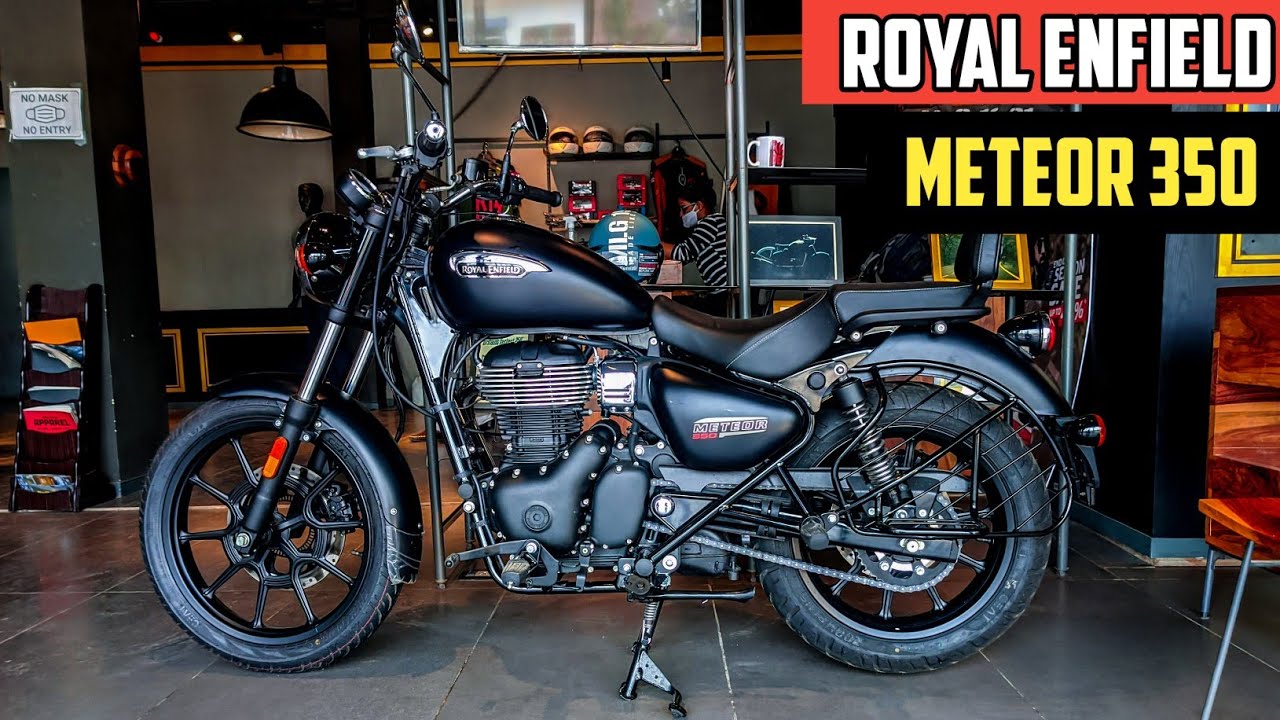Royal Enfield Meteor 350 Stellar Black BS6 Detailed Review | Price ...
