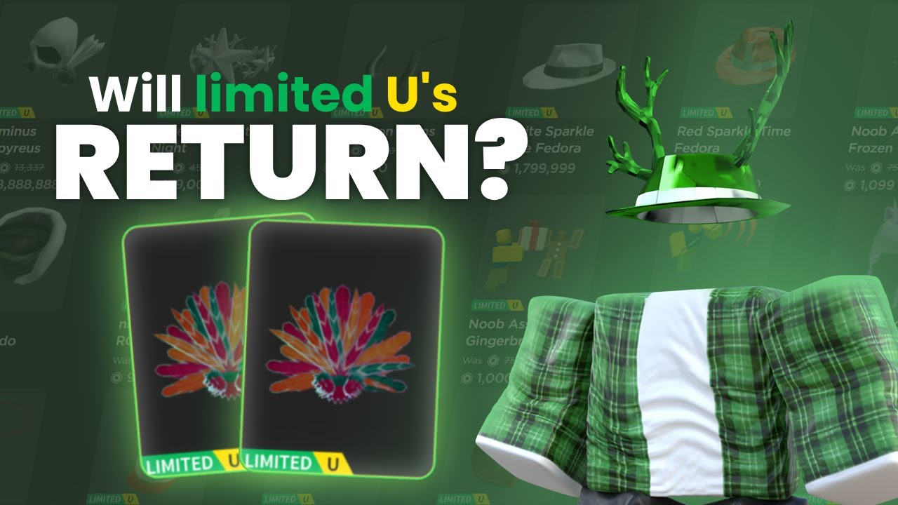 Roblox Limited U's Are Returning? - YouTube