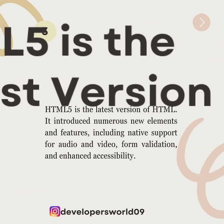 Interesting Facts about HTML #HTMLFacts #WebDevelopment #Programming # ...