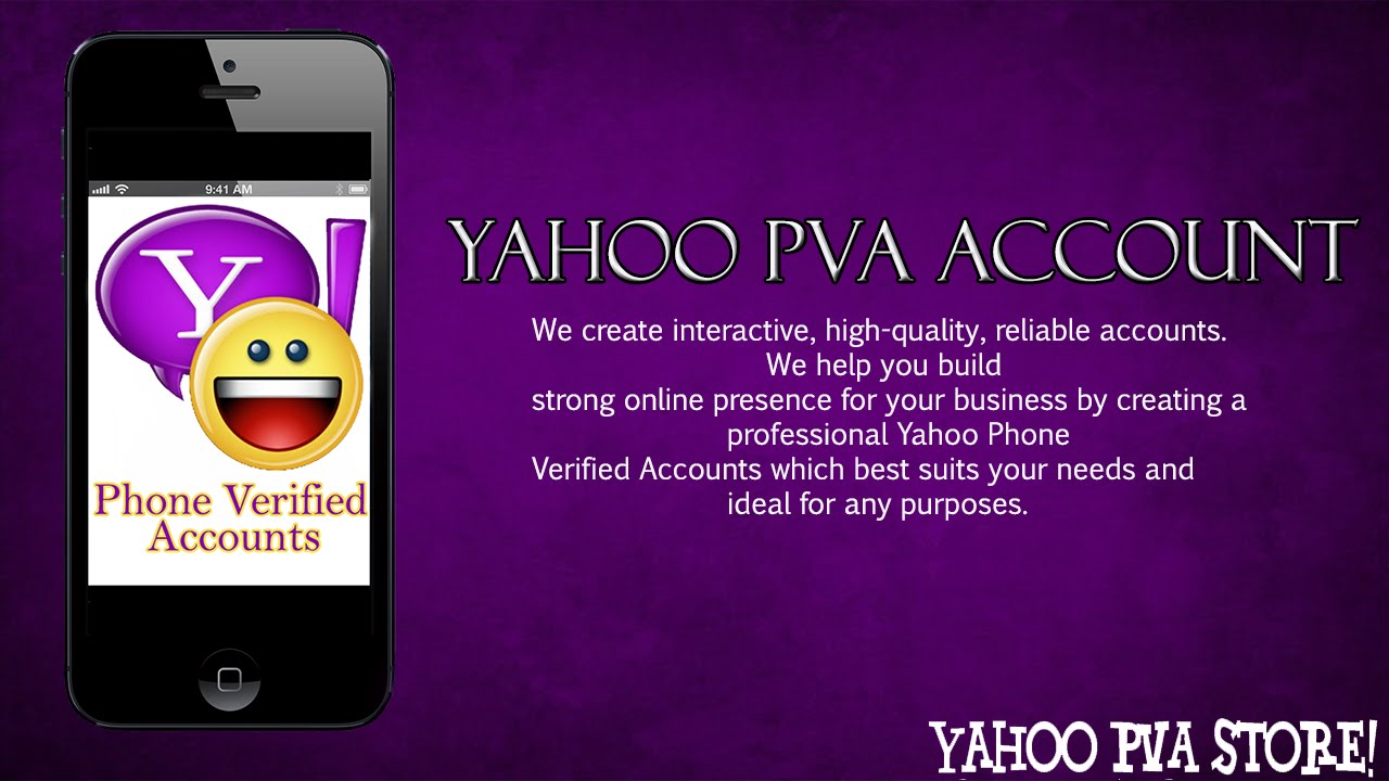 Yahoo Pva Accounts - Cheap Yahoo Pva - YouTube