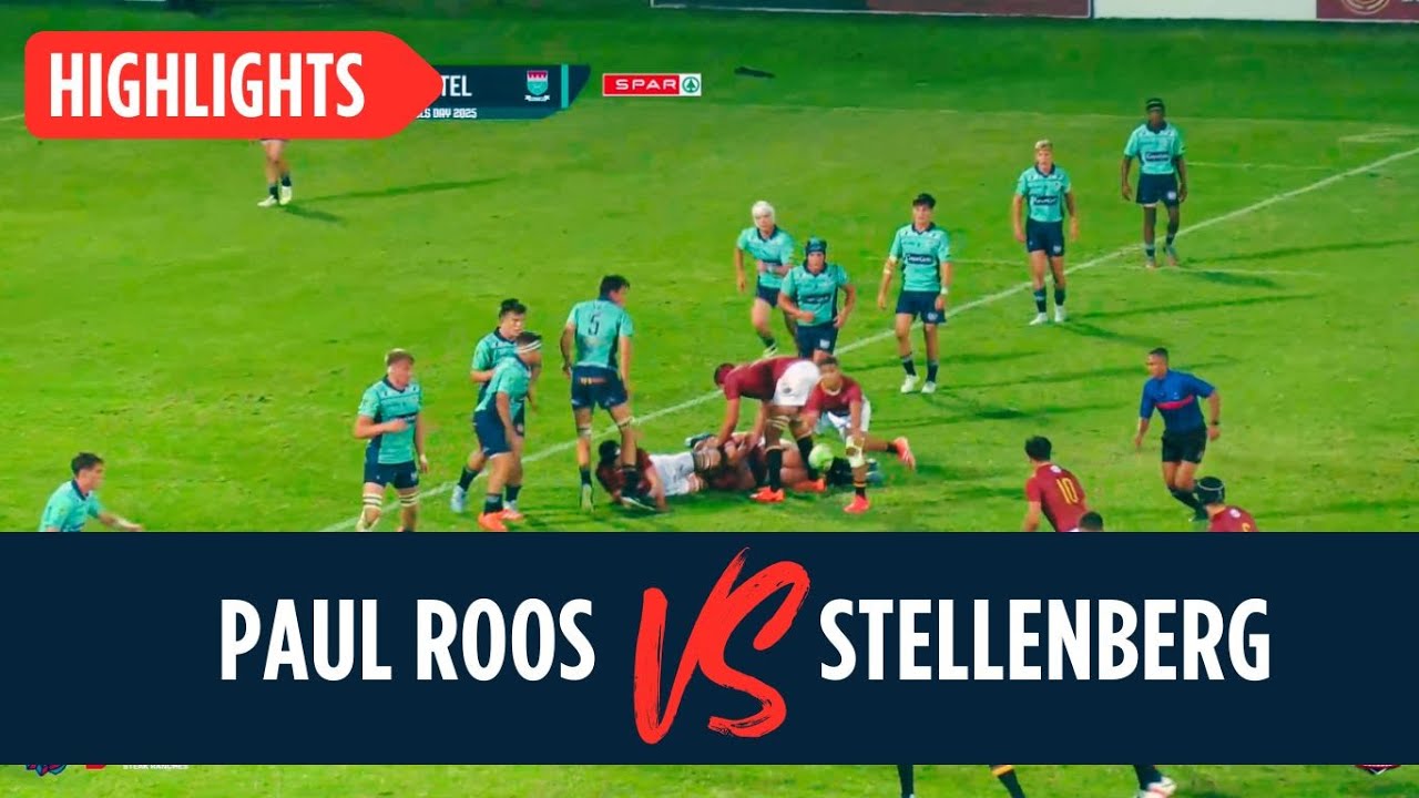 Rugby - Paul Roos Gimnasium vs Stellenberg High School - Western ...