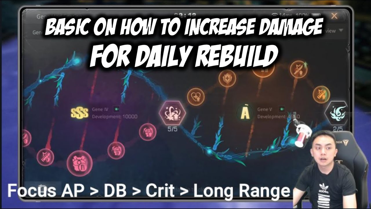 Lifeafter - Basic on how to increase damage on Daily Rebuild - YouTube