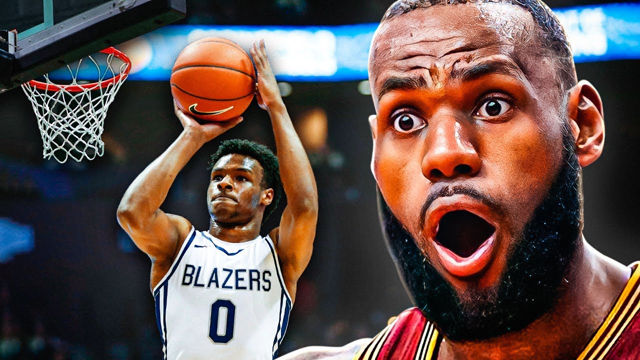Unbelievable Moments Of Bryce and Bronny James! - YouTube