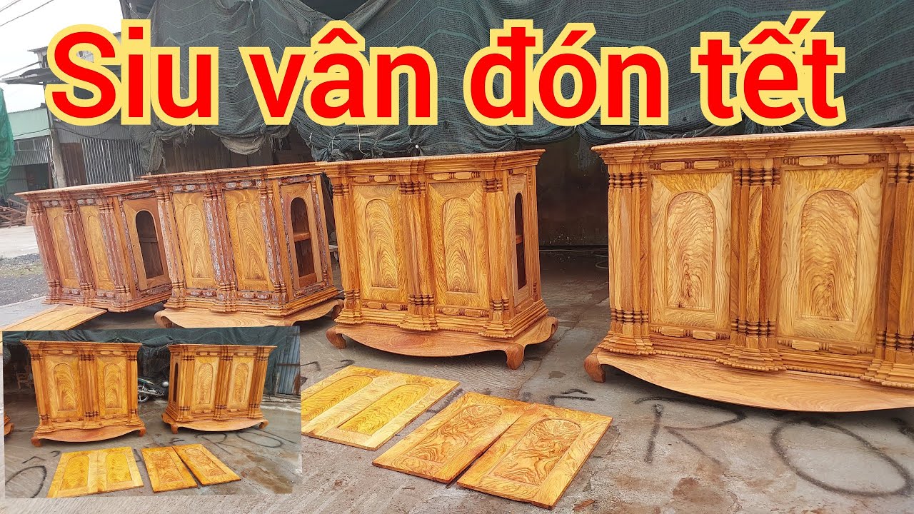 Tủ thờ . giới thiệu 4 cây tủ thờ siu vân .ko tùy vết - YouTube