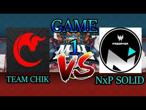 GAME1 NXP PREDATOR SOLID VS TEAM CHIK BO3 GRAND FINALS | MPH-PH S6 MAIN ...