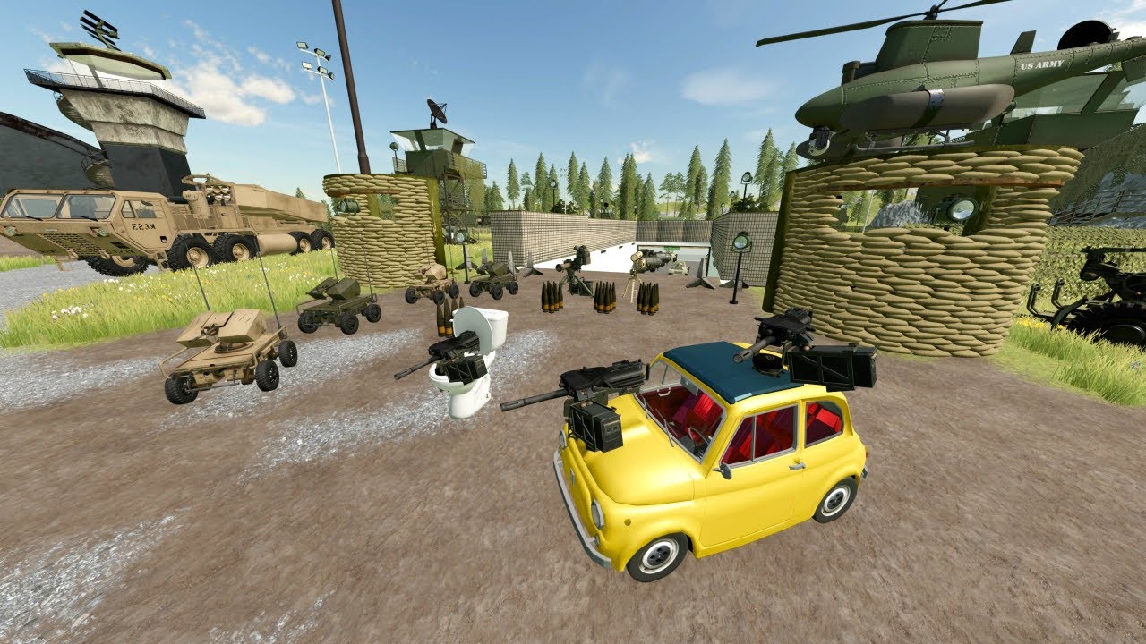Finding Crazy Army Vehicles in Secret Bunker | Farming Simulator 22 ...
