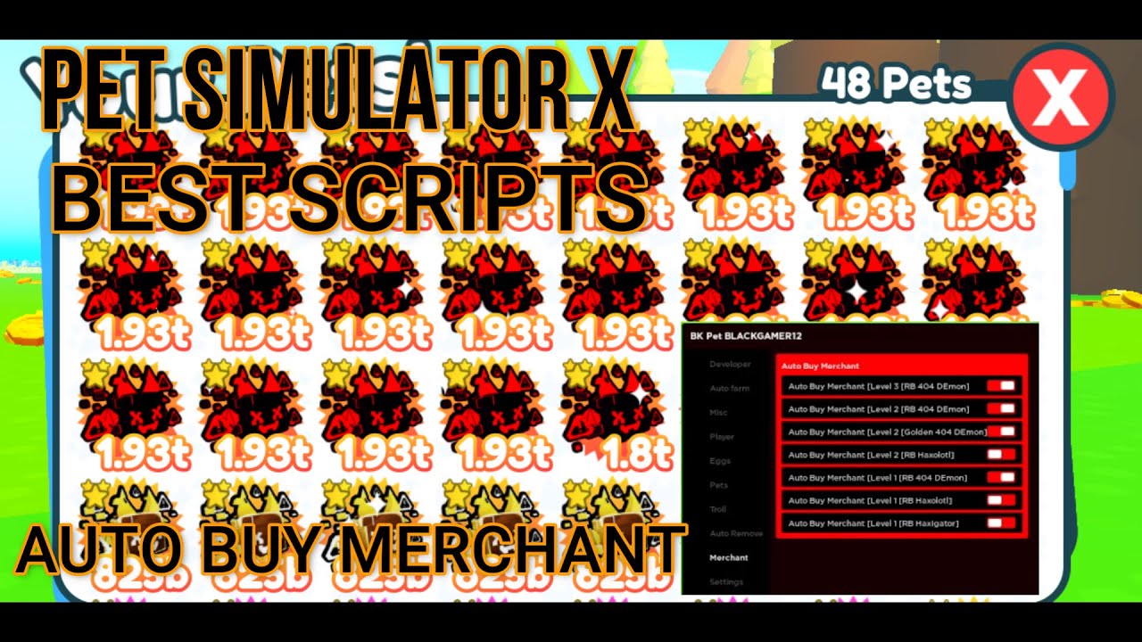 ROBLOX | PET SIMULATOR X Script Pastebin 2022 UPDATE AUTO FARM | AUTO ...