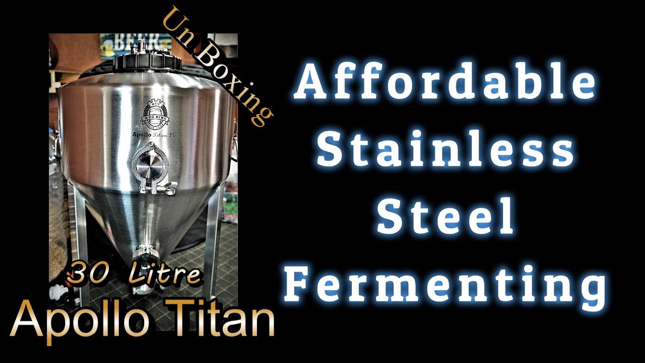 Unboxing the Apollo TITAN Stainless Steel Fermenter. - YouTube