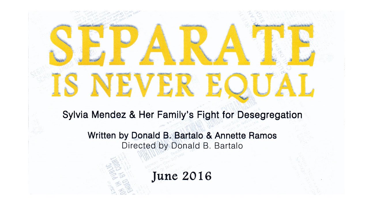 Separate Is Never Equal - 2016-06-11 - YouTube