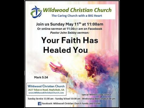 Your Faith has Healed you John Sebby 5 11 - YouTube