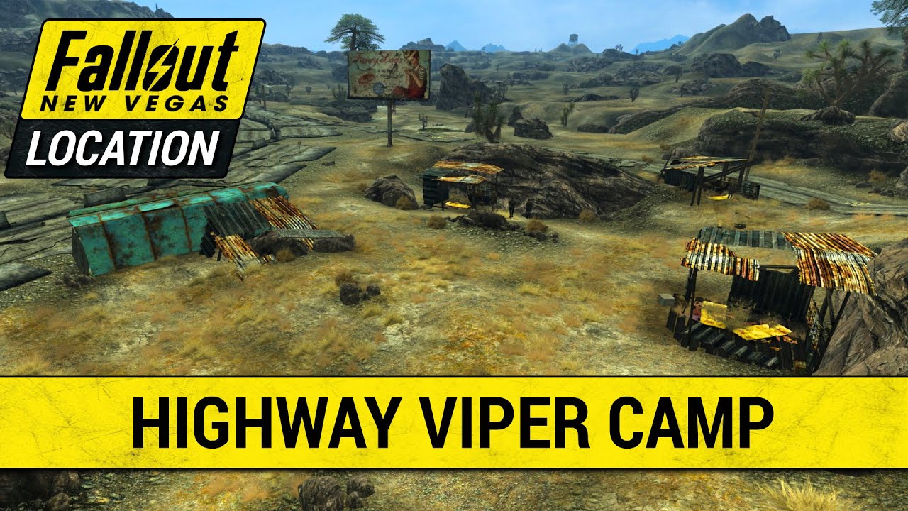 Guide To Highway 95 Viper Encampment in Fallout New Vegas - YouTube