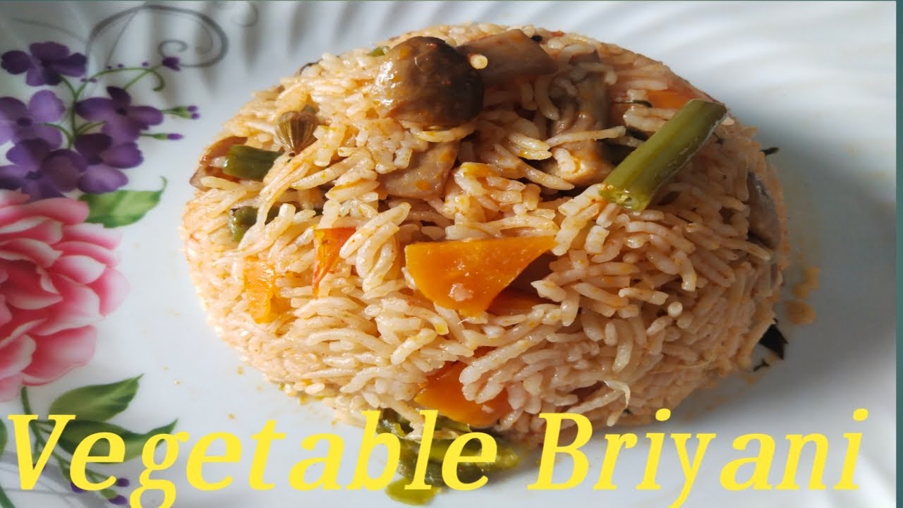 Vegetable Briyani In Tamil | Brinji Rice Recipe In Tamil | Rice Recipes ...