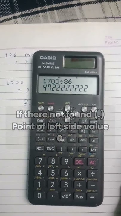 Find MOD Value Using Scyntific Calculator - YouTube