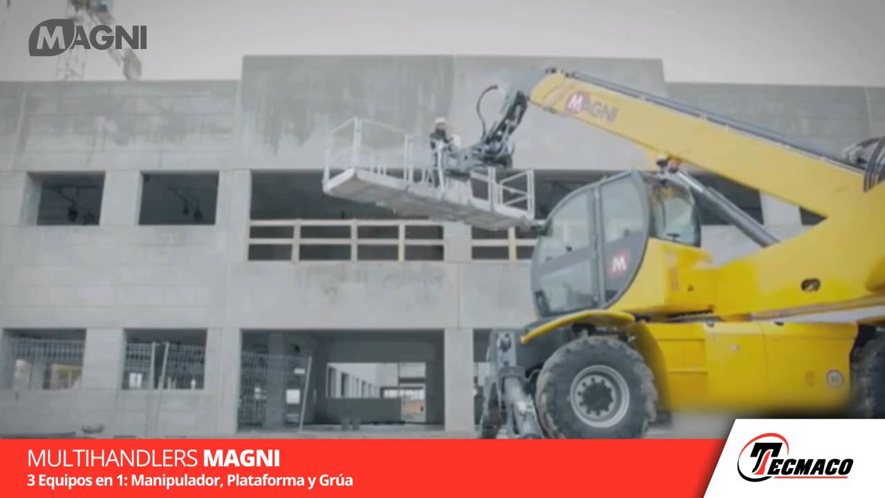 Manipulador Rotativo (Telehandler, Plataforma, Grua) / Magni - YouTube
