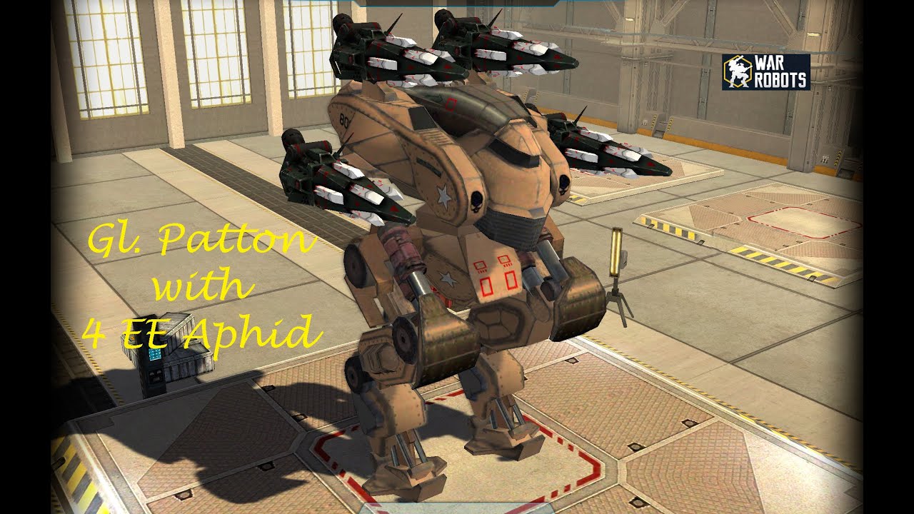 Gl. Patton with 4 EE Aphid. War Robots. - YouTube