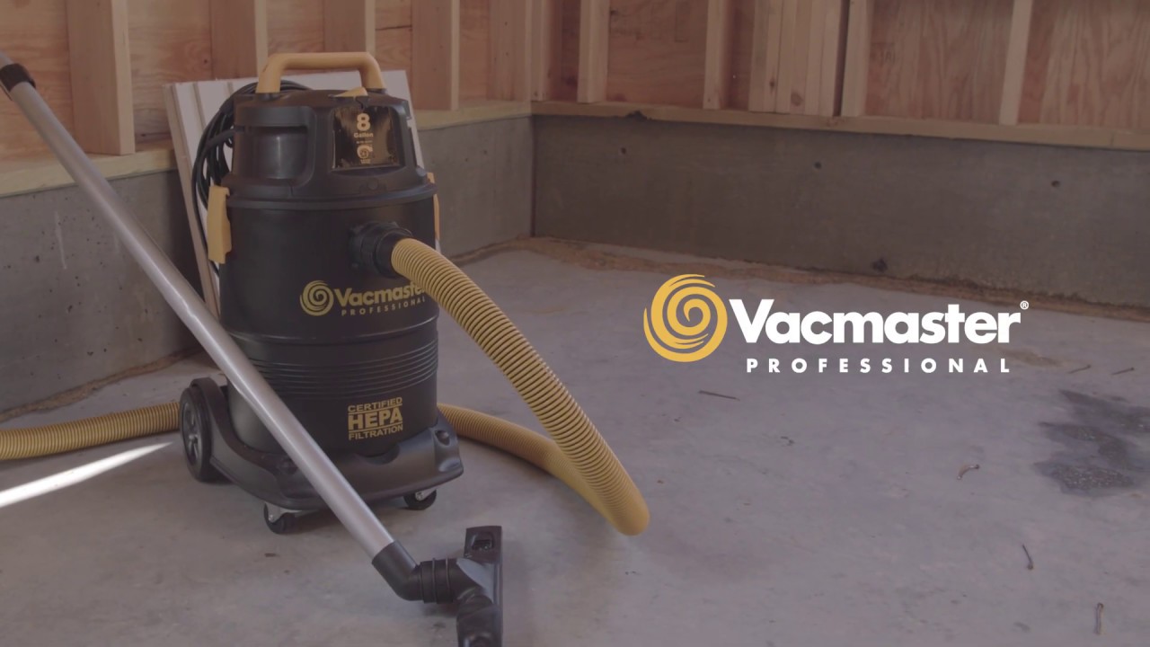 Vacmaster Professional ® 8 Gallon HEPA Vac with 2 Stage Motor - YouTube