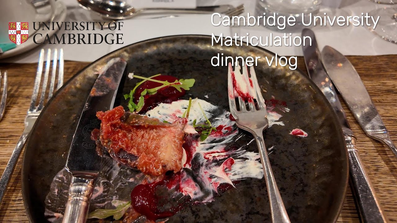 Cambridge University Matriculation Vlog | Life At Cambridge - YouTube