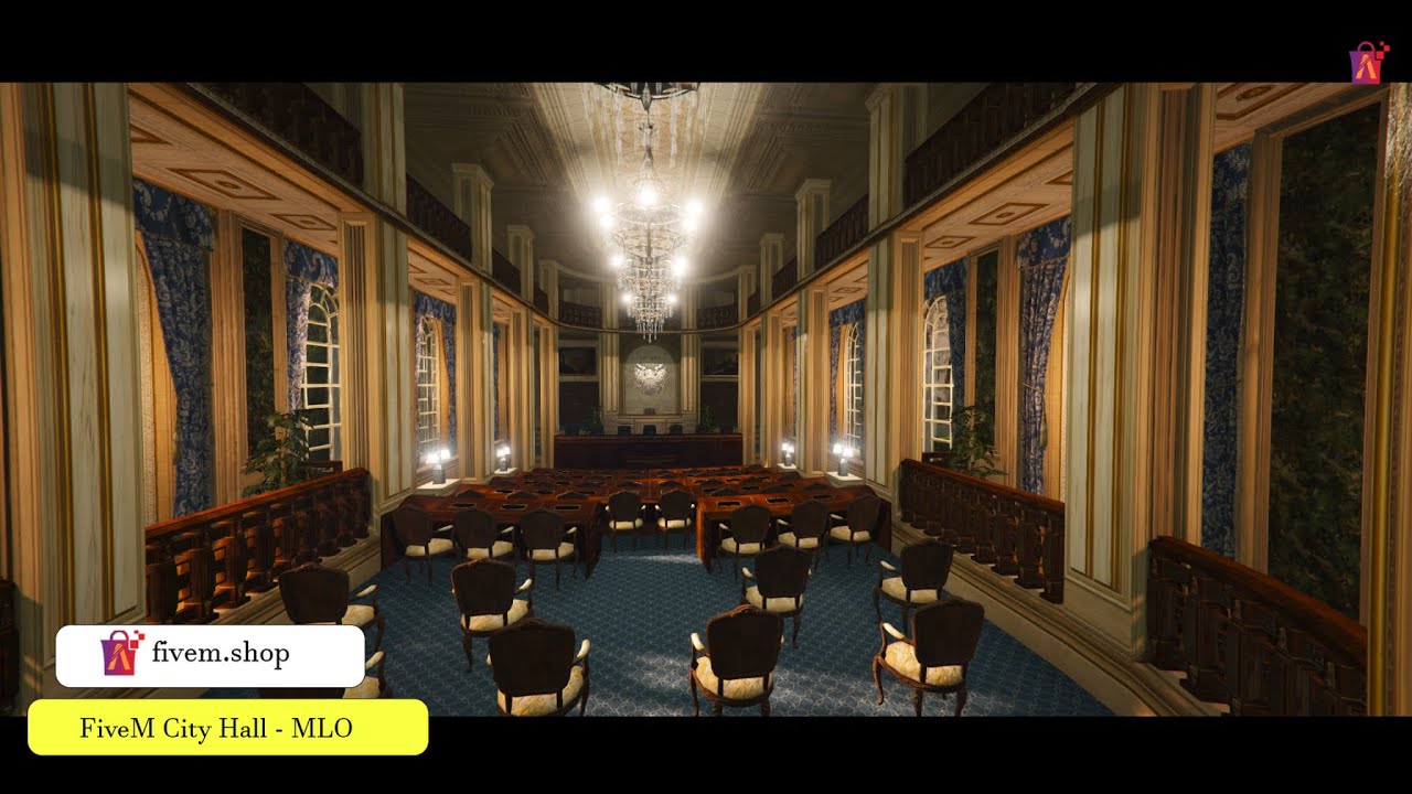 FiveM City Hall MLO | Court House MLO FiveM #fivem #court - YouTube