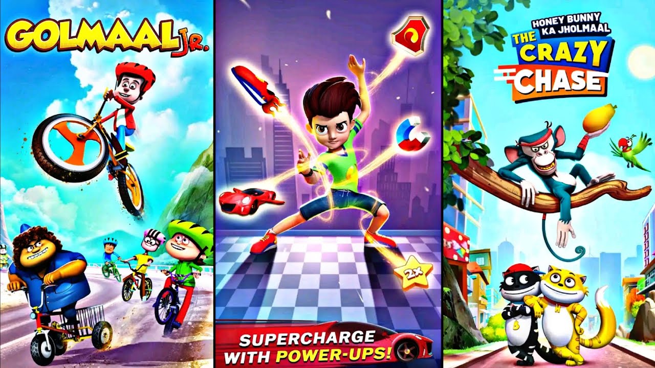 Kicko & Super Speedo Mobile Game | Golmaal Jr | Honey Bunny Ka Jholmaal ...