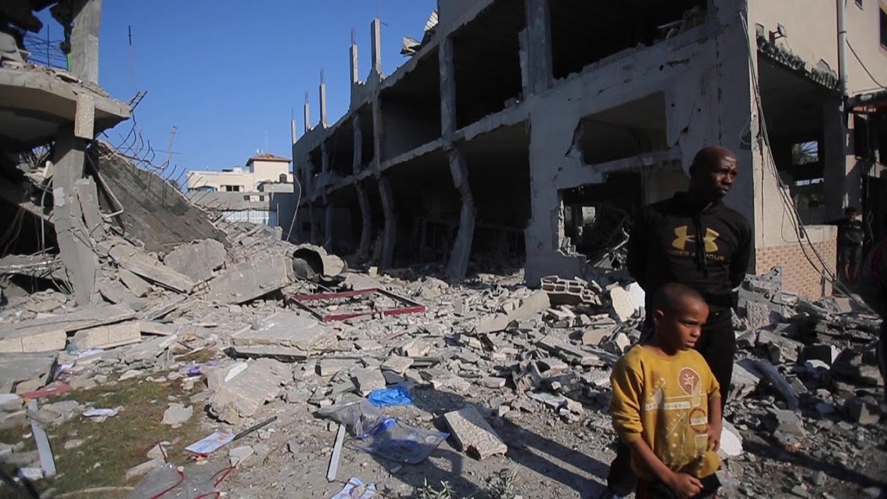 Palestinian orphanage house in central Gaza flattened by Israeli ...