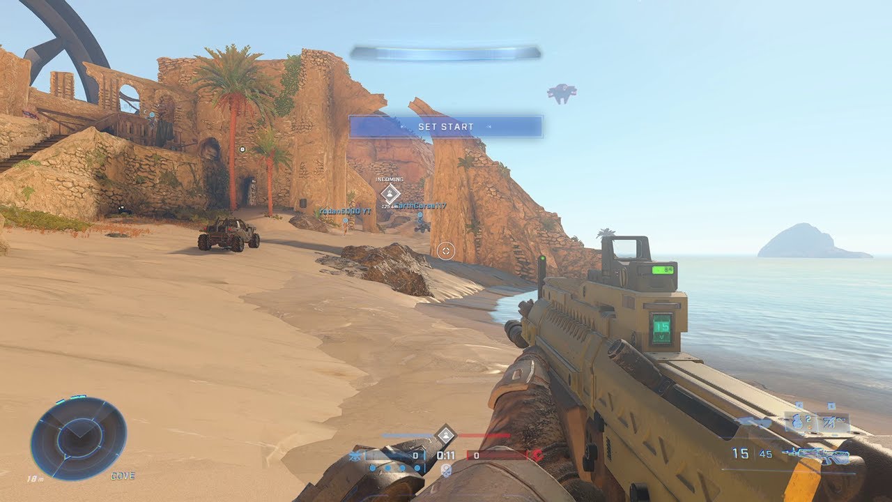 HALO INFINITE KING OF THE HILL FIREFIGHT ON KUSINI BAY - YouTube