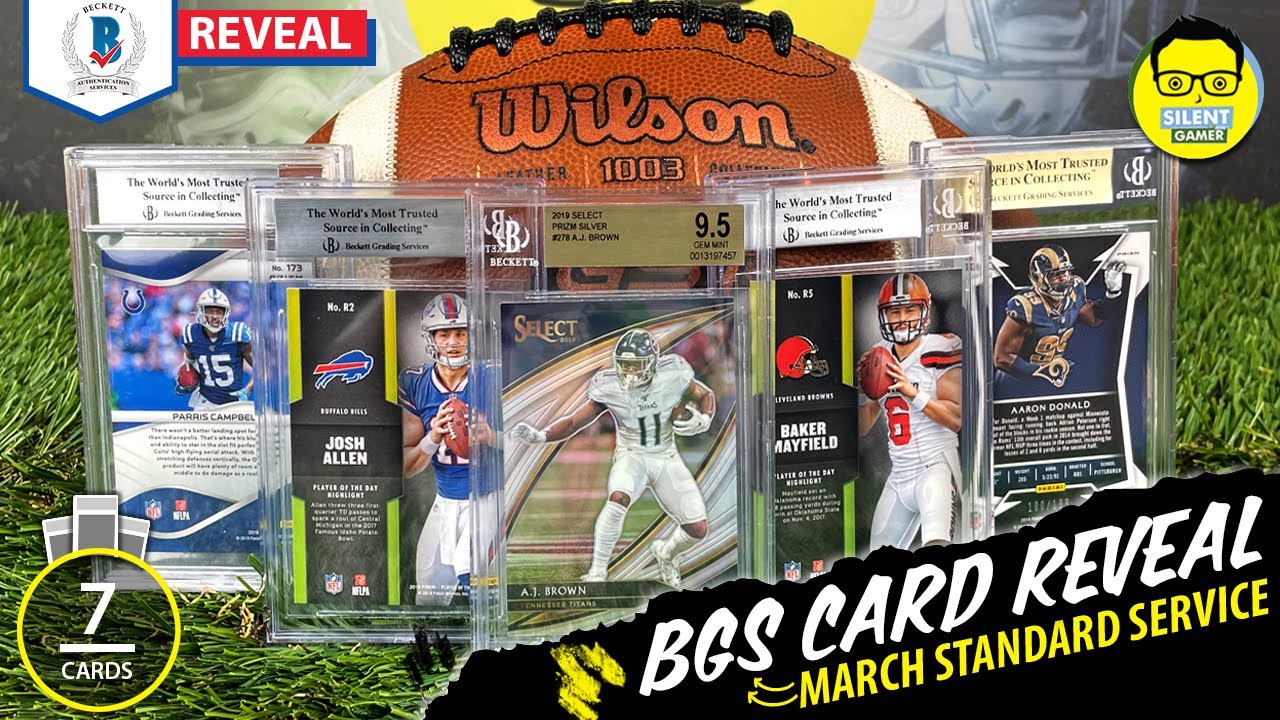 Our 1st BGS Standard Grading Service Blind Reveal Football Cards - BGS ...
