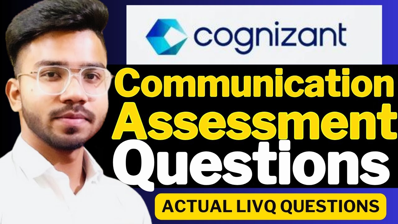 Cognizant Communication Assessment Questions🔥| Cognizant Assessment ...