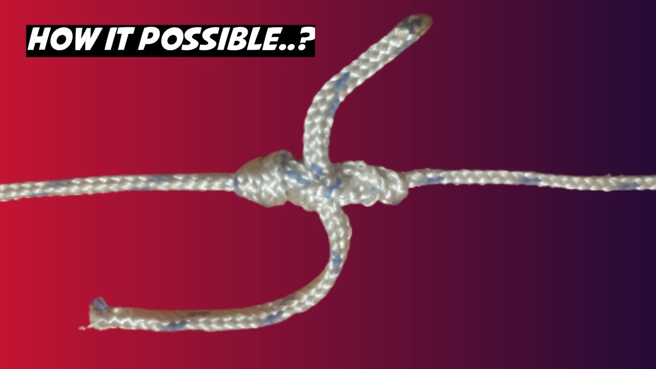 Rope connection knot | Knotting Method | Creative Zone Diy - YouTube