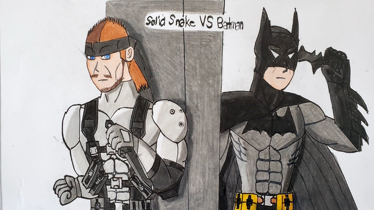 New Art 69 Solid Snake Vs Batman Complete, and a tribute to Kevin ...