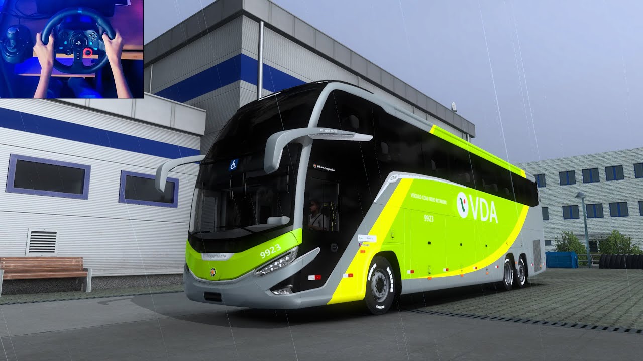 Scania G8 Bus mod for Euro Truck Simulator 2 | Logitech g29 gameplay ...