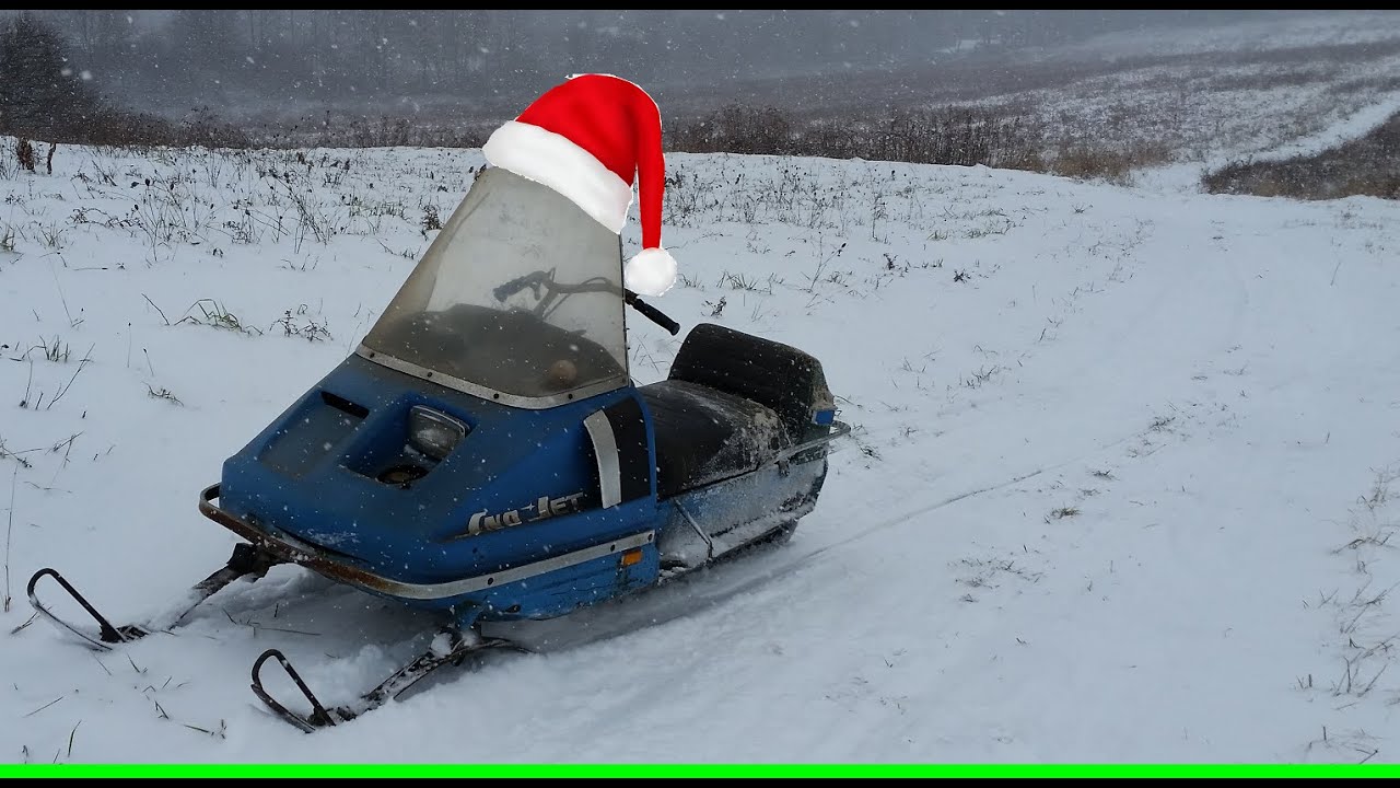 Dusting Off the '72 Sno Jet For a Christmas Rip - YouTube