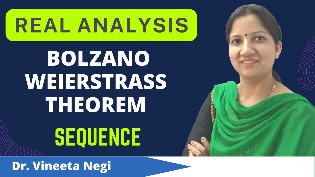 Bolzano Weierstrass Theorem for Sequences | B W Theorem Concept with ...