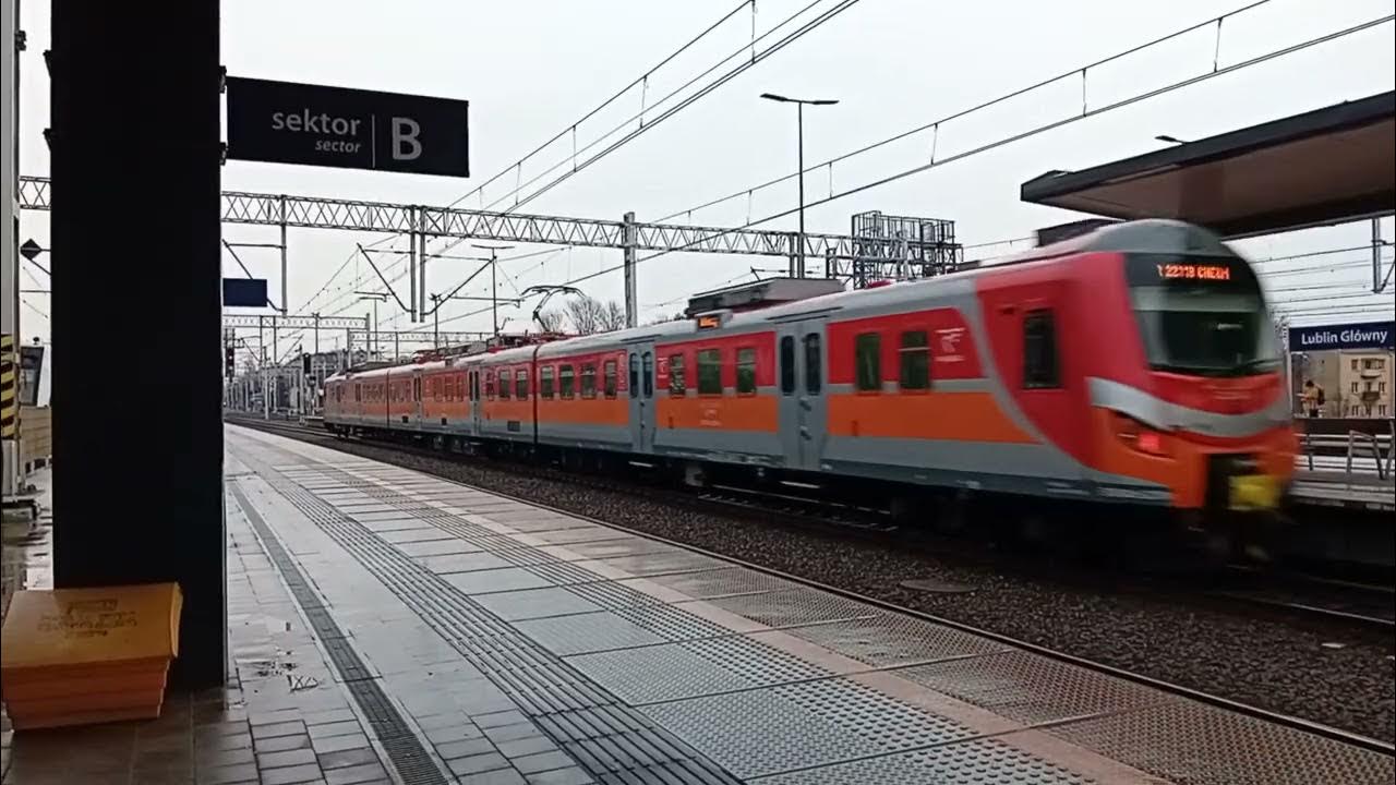 Pociąg REG22319 Lublin Główny-Chełm, odjazd ze stacji Lublin Główny - YouTube