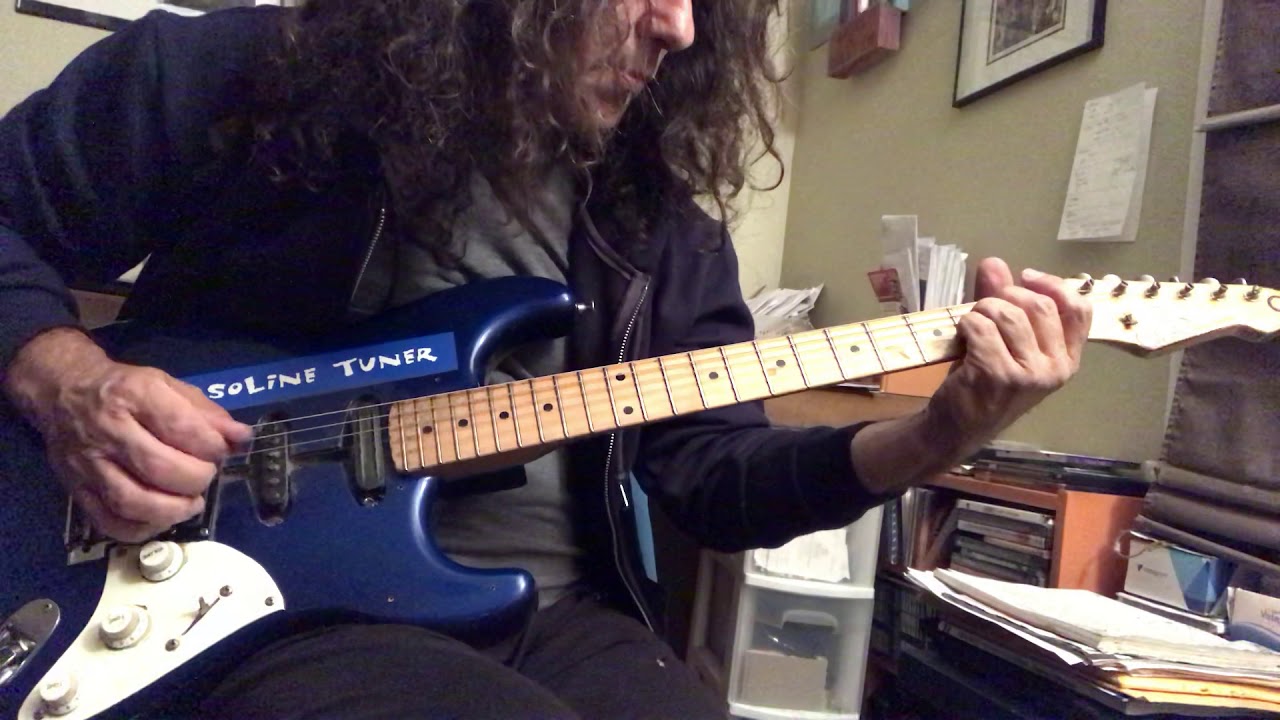 Jamming in open A tuning - YouTube