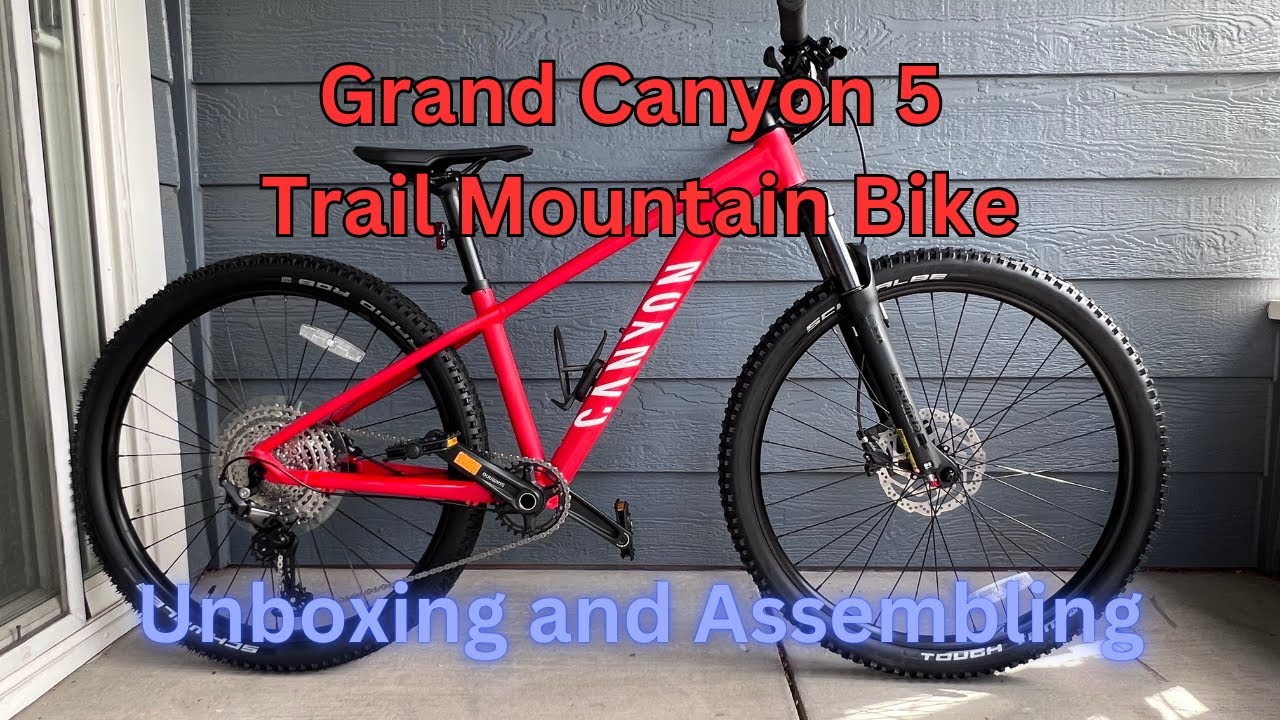 Unboxing and Assembling my Canyon Bike - Grand Canyon 5 - Red #canyon # ...