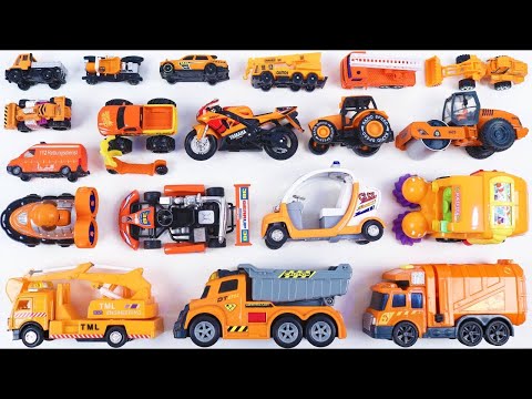 Learn The Color Orange with Street Vehicles for Kids + More Fun Learning Videos