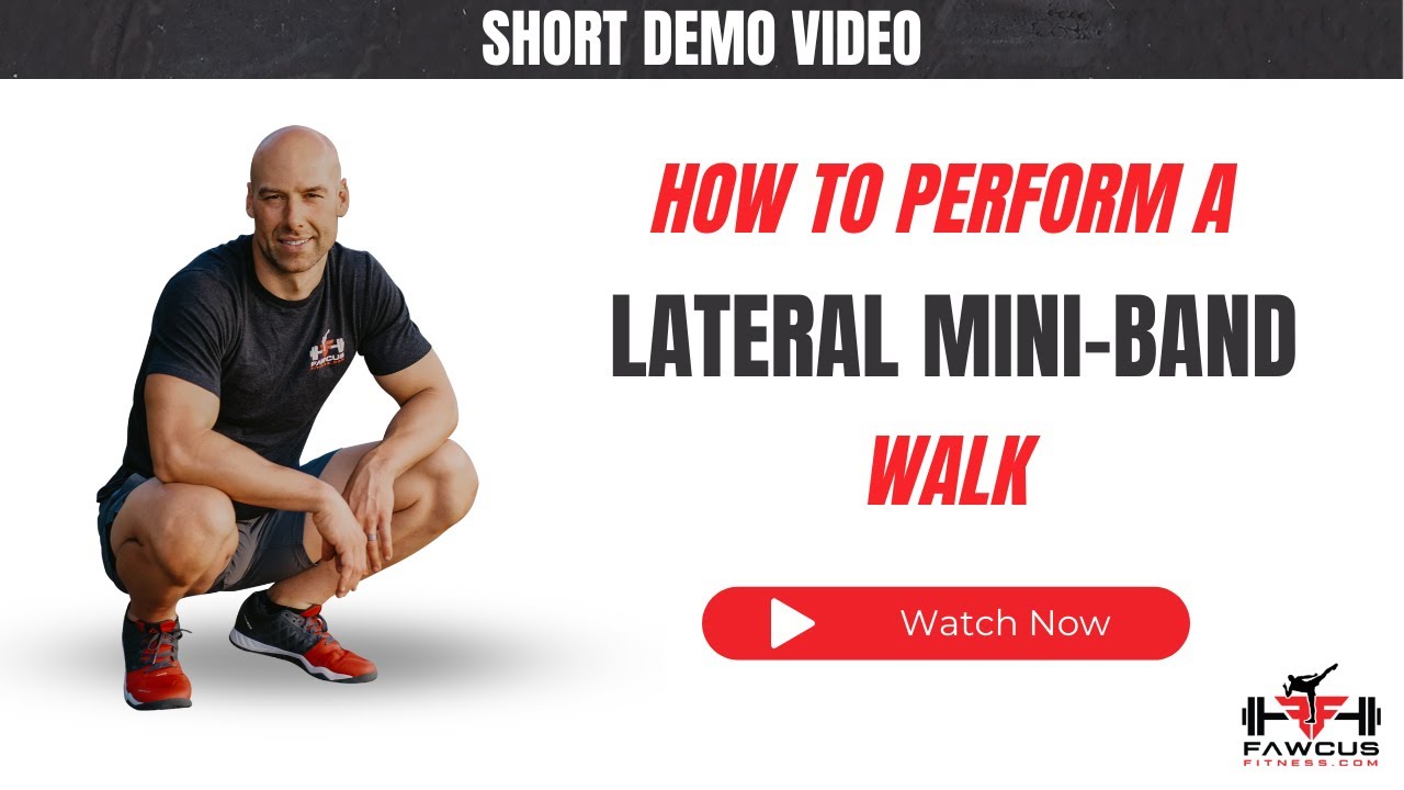 How to perform a lateral mini-band walk (short demo) - YouTube
