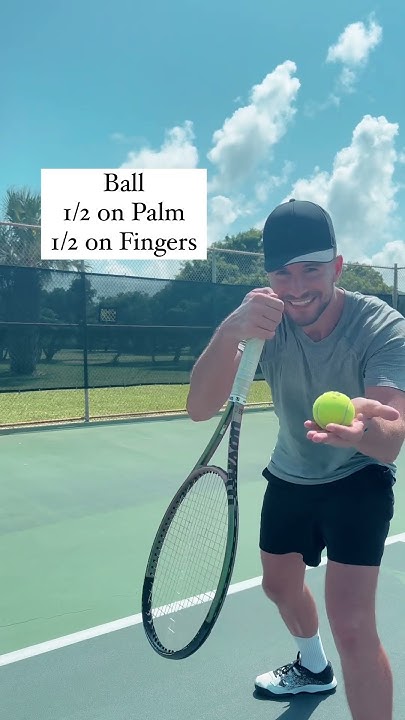 Consistent Toss: How To Hold Ball🎾 #tennistechnique - YouTube