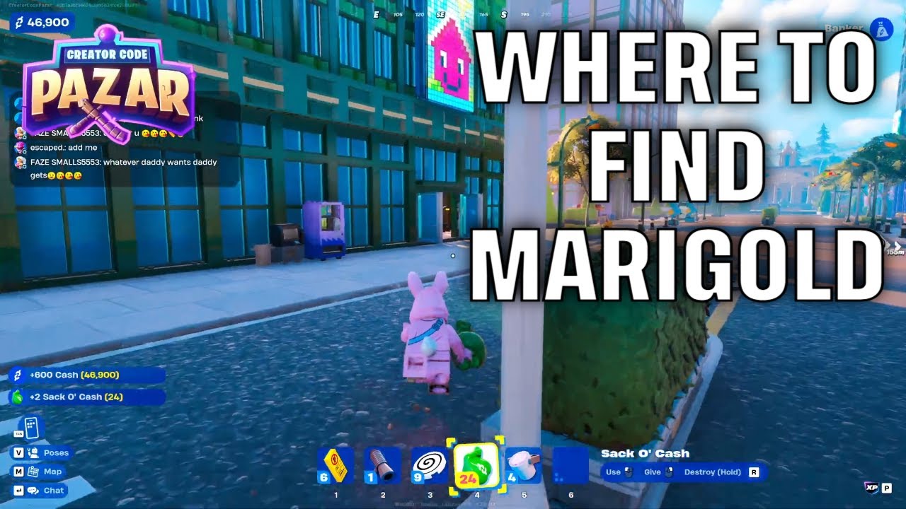 Where to Find Marigold in Lego Fortnite Brick Life Quick Guide - YouTube