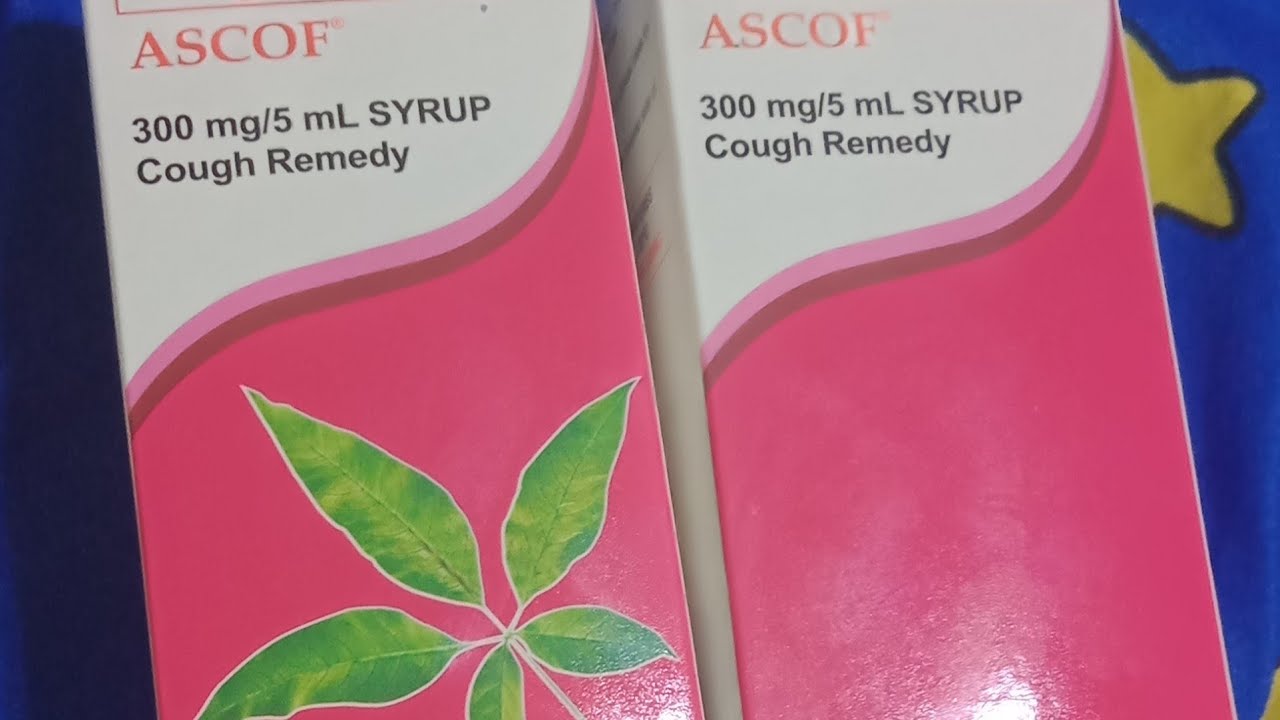 Ascop Lagundi Leaf syrup cough remedy - YouTube